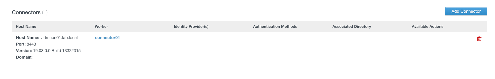 Setting Up Federated Identity Management for VMC on AWS – Install and Setup vIDM Connector ...